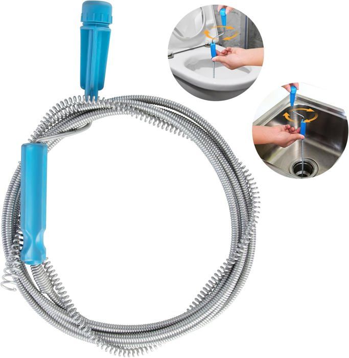 Furet Deboucheur Canalisation 300Cm X 6 Mm, Spirale Deboucheur Wc Avec ...