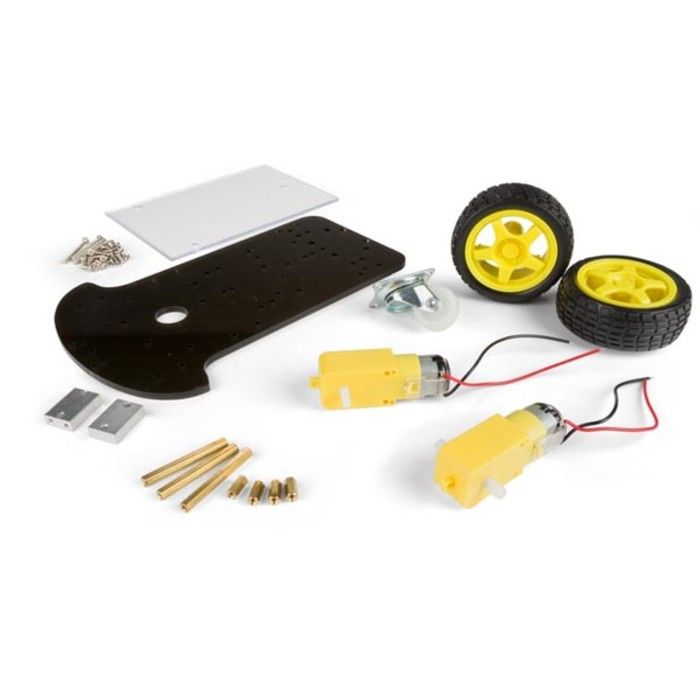 Kit robotique - WHADDA - avec moteur et 2 roues - Moteur DC 5-10V ...