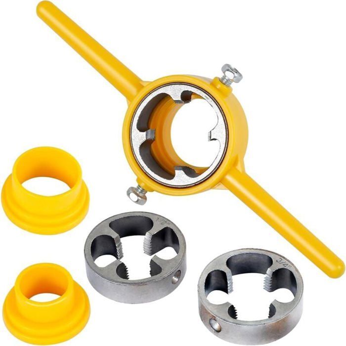 Matrices Filetage PVC NPT 3 Tailles (1/2" 3/4" 1"), Outil Manuel ...
