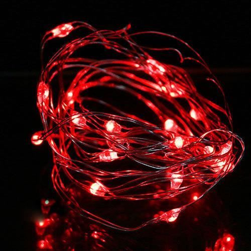 1M10LED-Rouge-Bouteilles Lumineuses Led De Bar Et D'anniversaire ...