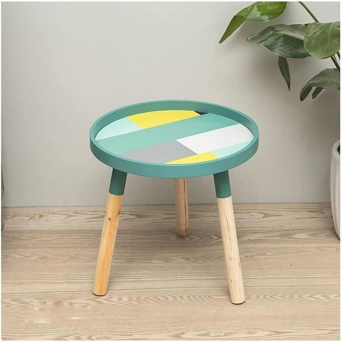 Table Basse Mini Table Basse Ronde De Chevet Petite Table D'Appoint ...