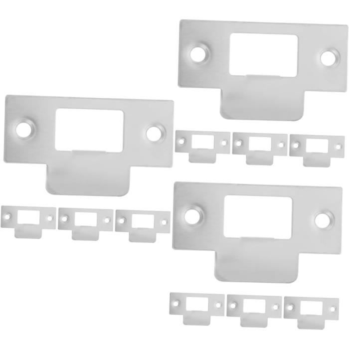 12 Pcs Bloc À Came Support Réglable Gâche De Porte Réglable Serrures De ...