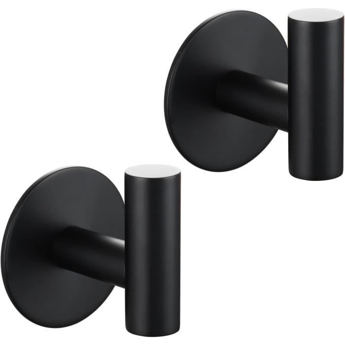 2 Pièces Crochet Porte Manteau Mural Adhesif Inox Porte Serviette Salle ...