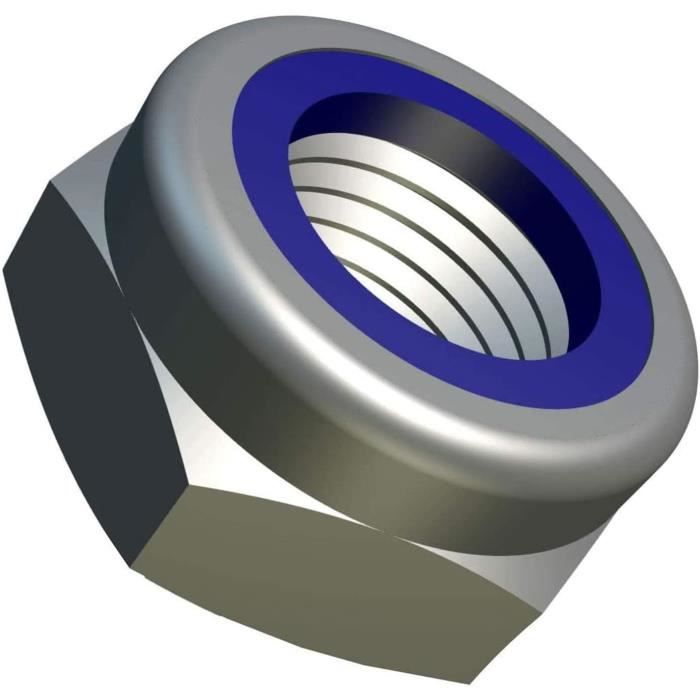 M6 Écrou Hexagonal Creux (Paquet De 100) En Acier Inox Inoxydable Écrou ...