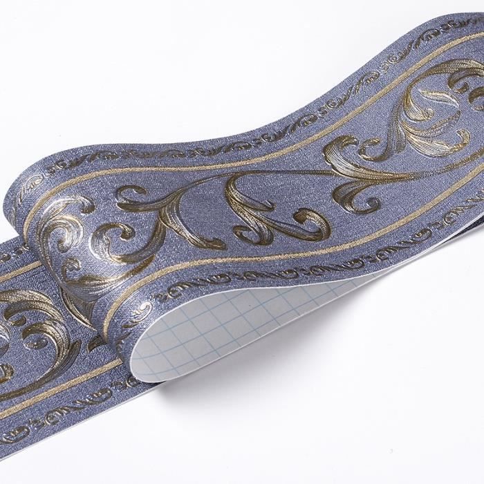 Frise Murale Adhesive - Non spécifié - Motif floral 3D - 10,6 x 500 cm ...