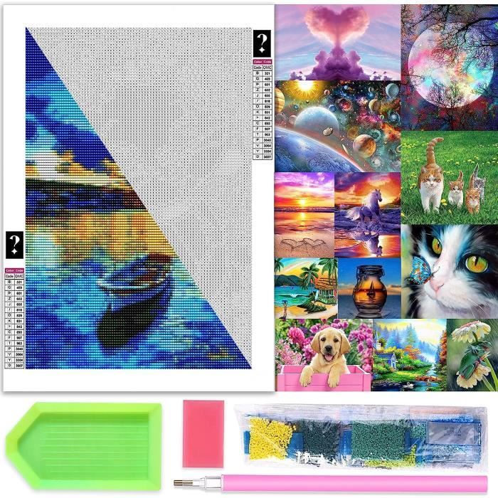 5D Mystère Peinture Au Diamant Kit Complet, Diy Surprendre Mystérieux ...