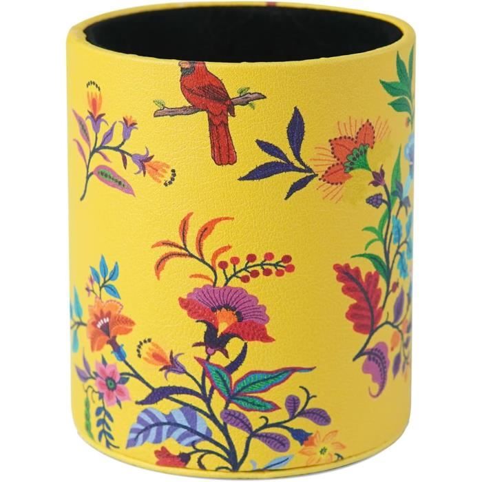 Porte-Stylo Rond En Cuir Pu Pour Ranger Stylos, Pinceaux De Maquillage ...