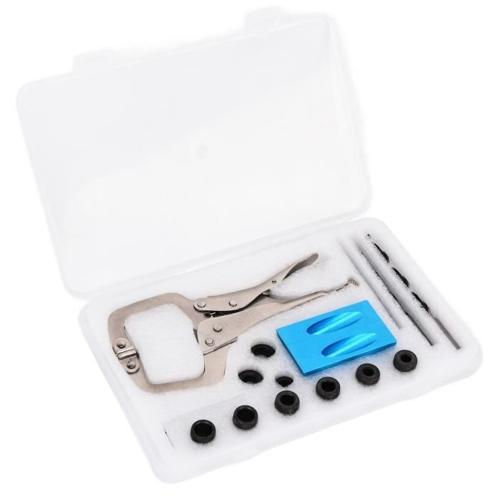 Kit de localisation oblique Cikonielf - Gabarit de trou de poche à 15 ...