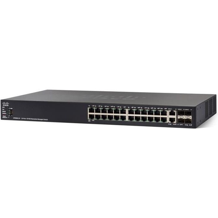 Cisco SF550X-24P - Switch manageable Small Business 24 ports PoE+ 10/ ...