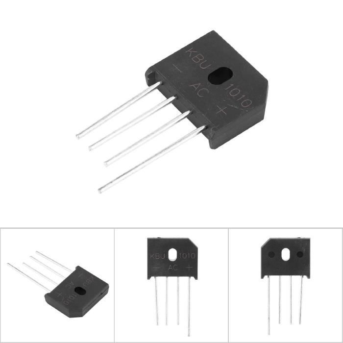 Composants Electroniques 10A 1000V Pont De Diode Kbu1010 Pont ...