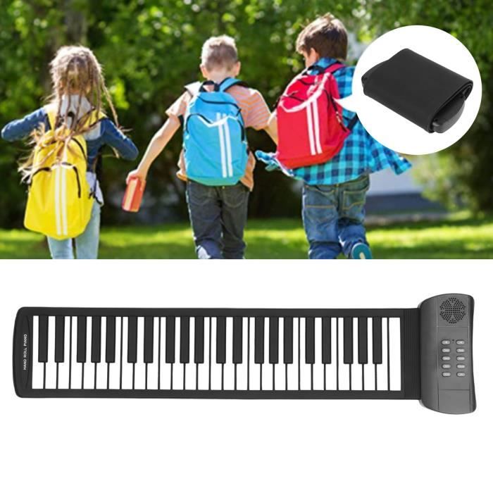 LIX-Roll Up Keyboard Piano Roll Up Piano 49 Touches Son Surround 4D USB Clavier Portable ...