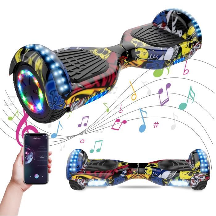 Hoverboard,overboard 6.5 pouces,scooter auto-équilibré + double moteur ...