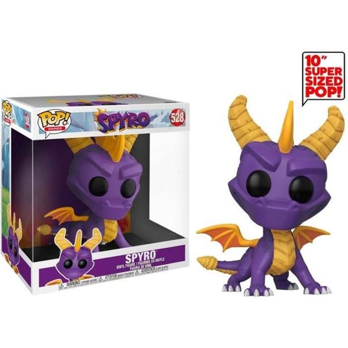 Funko POP Spyro the Dragon 25 cm / 10 inch - Cdiscount Jeux - Jouets