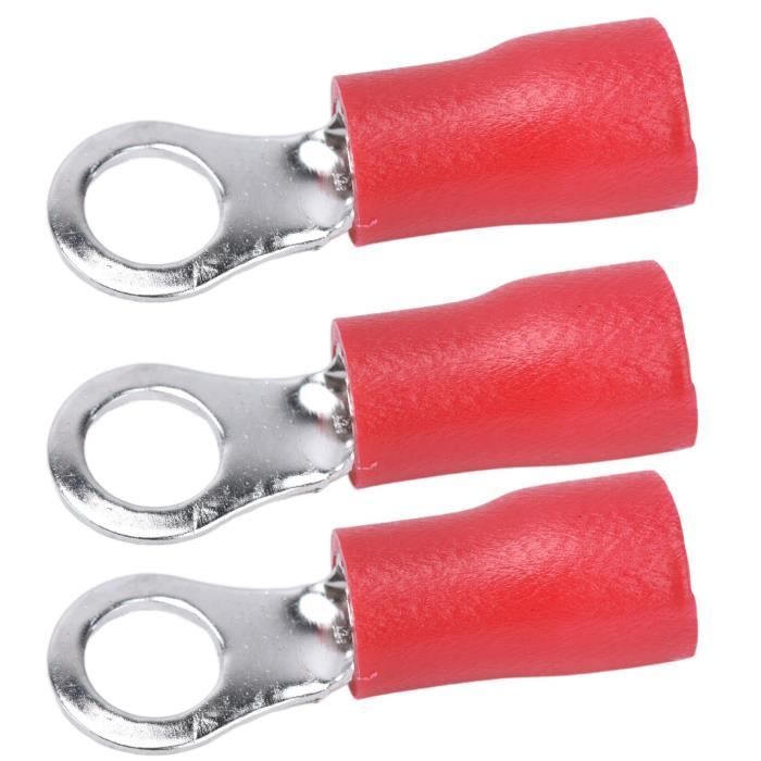 GOTOTOP Bornes à sertir pré-isolées 100 pièces pré-isolées bornes à sertir cuivre PVC type ...