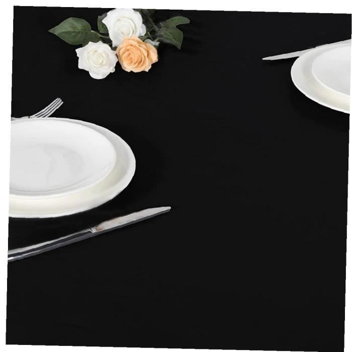 Hemore Nappe avec élastique bordé Couvre-table ronde couverture Table ...