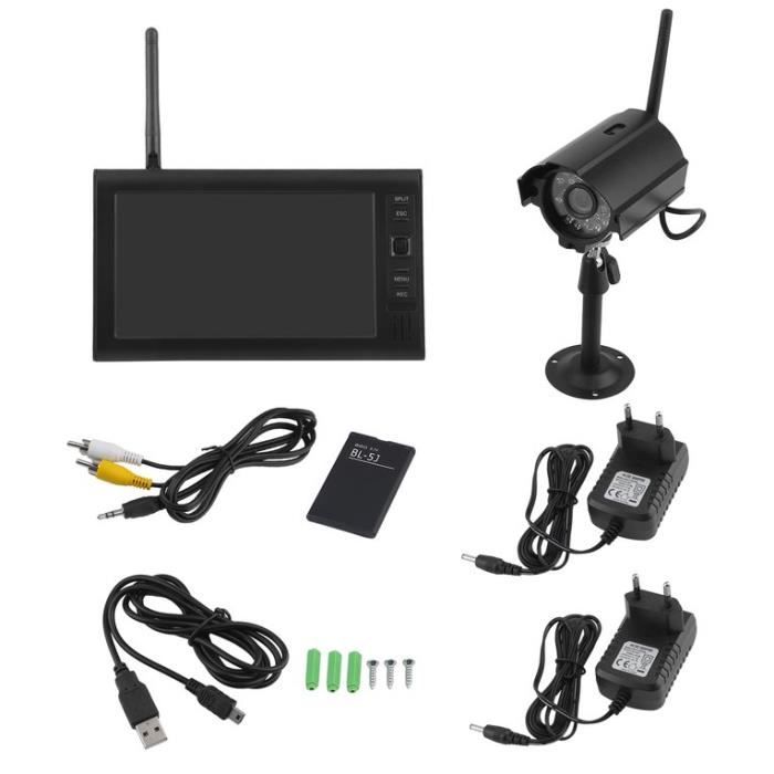LESHP KIT CAMERA DE SURVEILLANCE - PACK VIDEOSURVEILLANCE Kit de ...