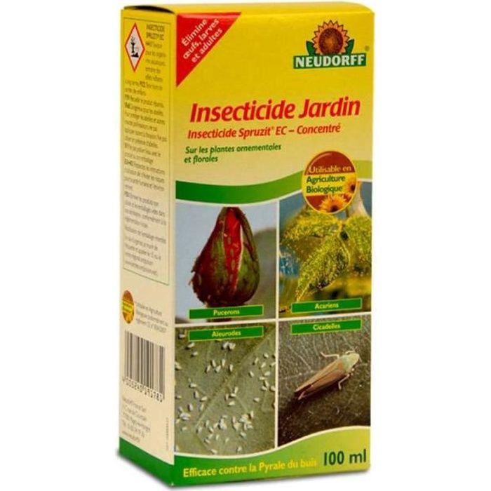 Insecticide jardin concentré à l'extrait de pyrèthre UAB 100 ml ...