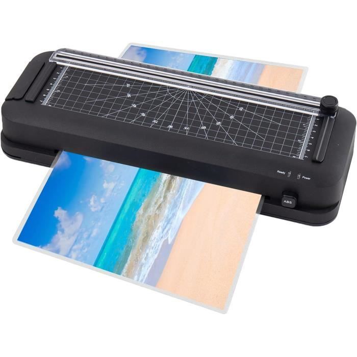 Mingqian Machine de plastification de bureau A4 de plastifieuse thermique avec fonction de ...