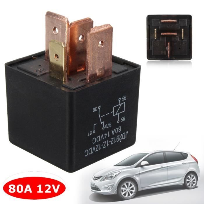 5 Pin DC 12V 80A Relais Relay Puissance Pr Automobile Voiture Camion ...