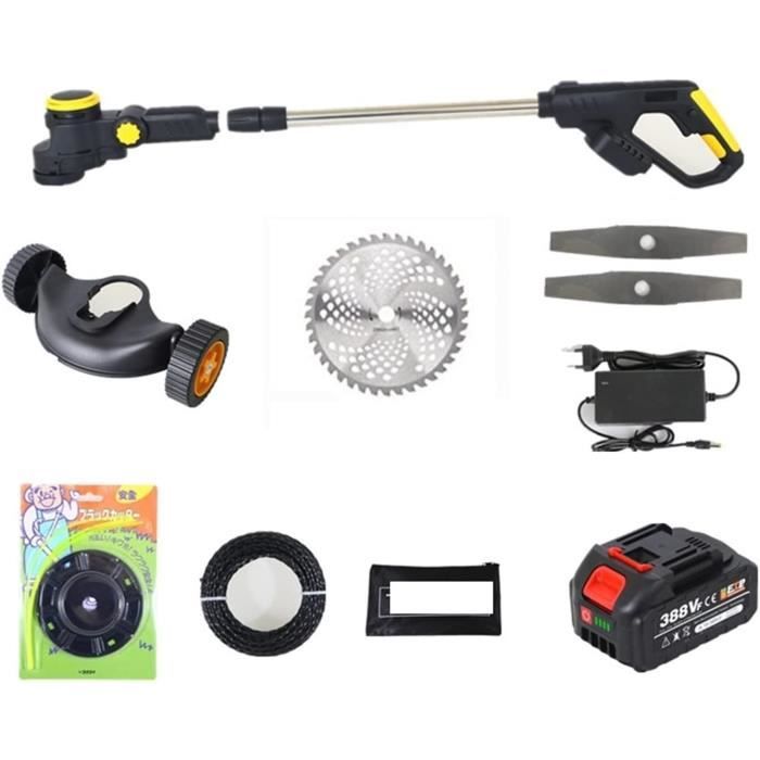 Coupe-Bordure D'Herbe Tondeuse À Gazon Électrique Sans Fil Moteur Sans Balai Coupe-Herbe ...