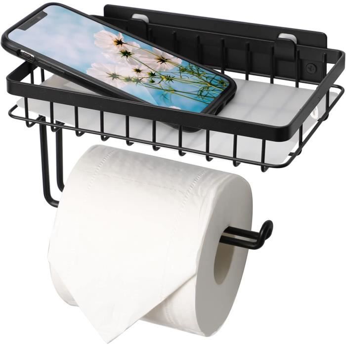 Porte Papier Toilette Support Papier Wc Toilette Porte Rouleau Avec ...