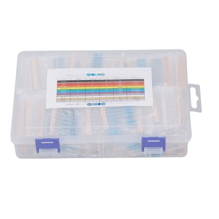 Kit de résistance 86 valeurs Ensemble de Résistances électriques 860 ...