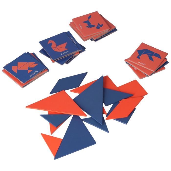 HIB Tangrams pour enfants 14pcs pour les enfants plus de 3 ans ...