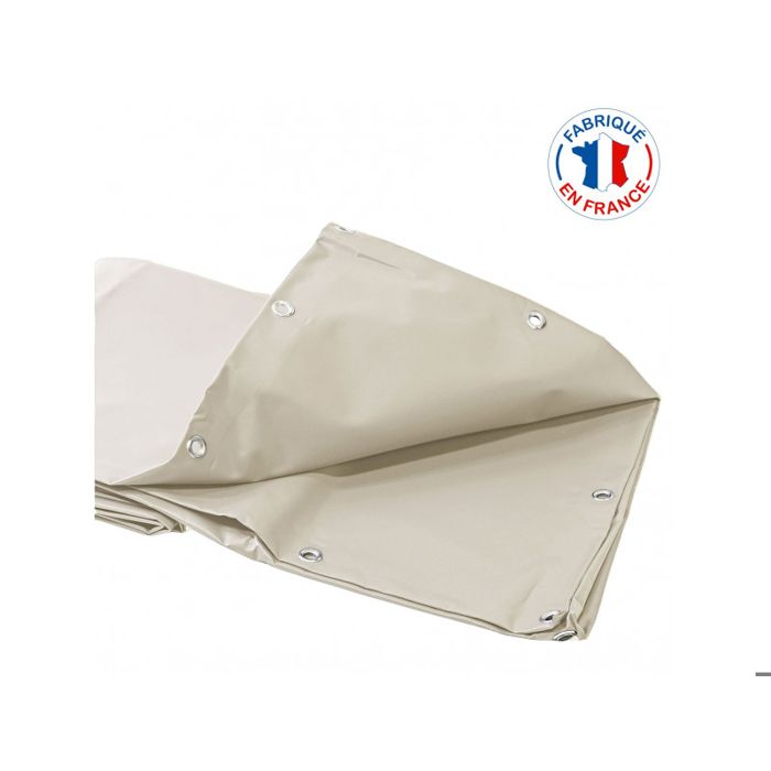 Bâche PVC Pergola 680 Gr/M² TECPLAST Ivoire 3.5 x 4.5 m - PR1442 ...