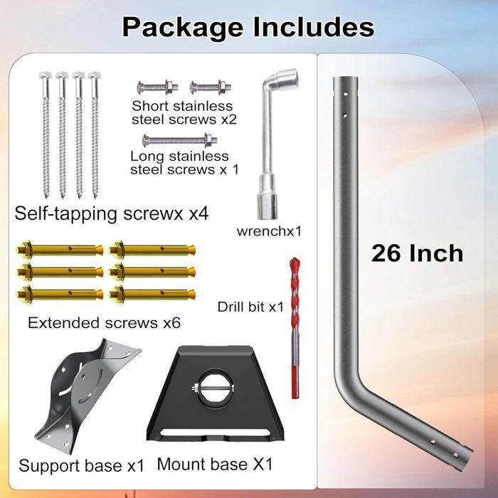 Support Starlink Gen 3 Support Mural 65 CM Kit de Montage Réglable - Cdiscount TV Son Photo