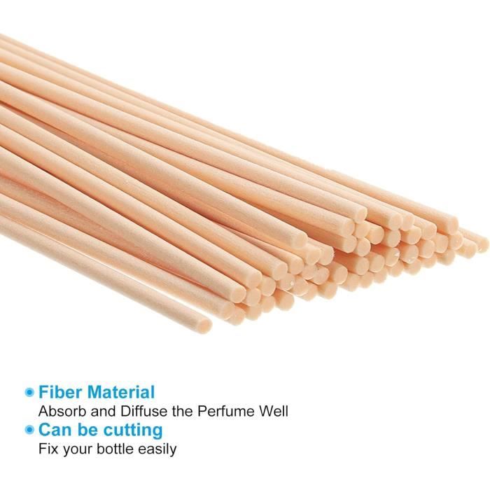 30Cm-11.8" Roseau Diffuseur Bâtons Ensemble, 50 Paquets Fiber Arôme ...