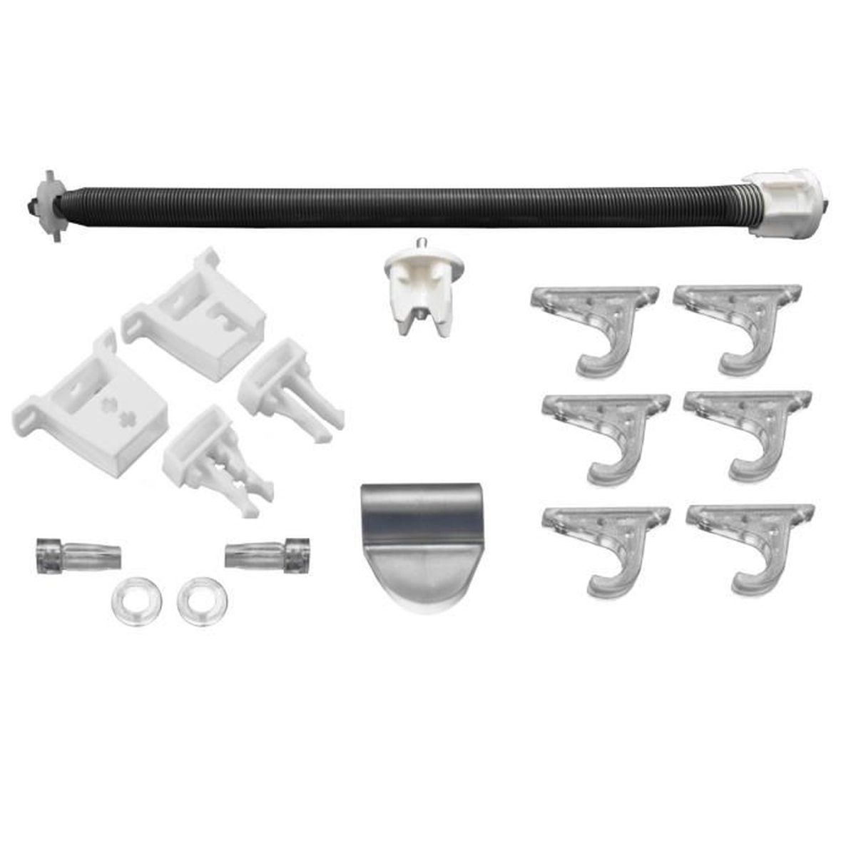 Kit complet pour volets roulants à crochets et à boucles, y compris le ...
