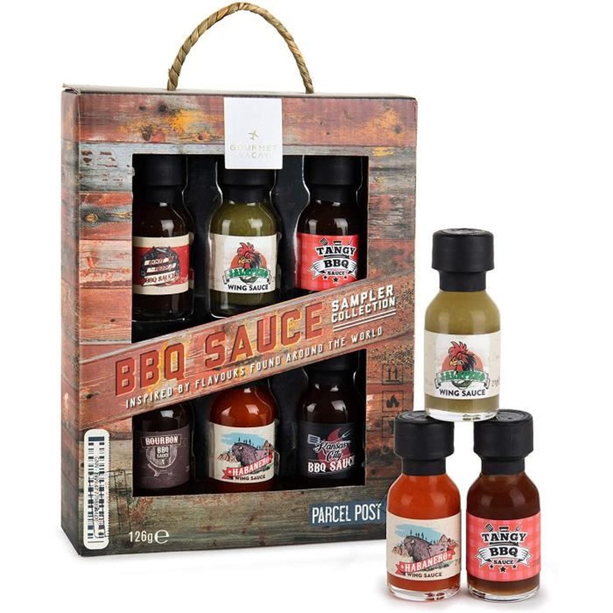 Collection de sauces barbecue - Coffret de 6 sauces piquantes dont BBQ ...