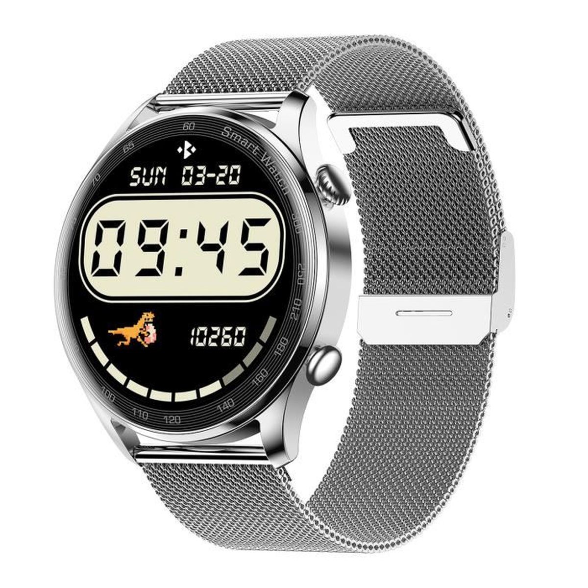 Montre Connectée Femmes, Smartwatch Ronde Étanche IP67,avec Appel ...