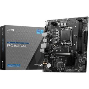 MSI Pro H610M E DDR4 - Cdiscount