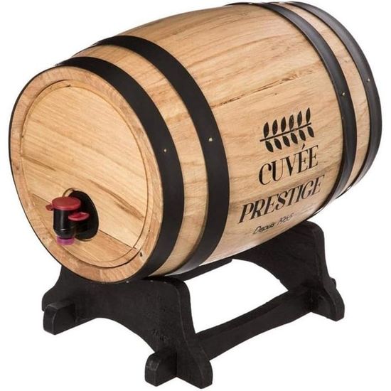 Tonneau à vin de sol en bois 5.5L, distributeur baril style unique ...