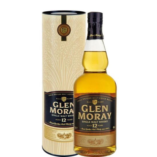 Glen Moray 12 ans Single Malt Scotch Whisky - Achat / Vente Glen Moray ...