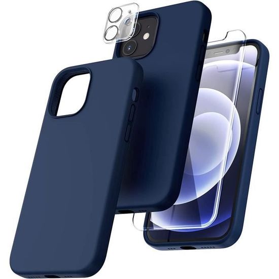 Coque Silicone TPU - MASSILIA TECH - iPhone 12 - Protection Complète ...