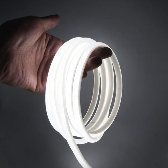 Ruban Led Cob Flexible 220 V Avec Intensité Variable 5 M, Haute ...