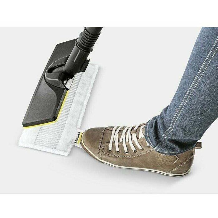 Kit brosse sol Kärcher pour nettoyeur vapeur, noir, avec 2 pics sol ...