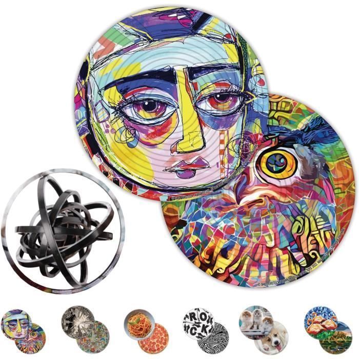 Puzzle 3D en Bois pour Adulte à Rotation Retournement - Jouet Cube de ...