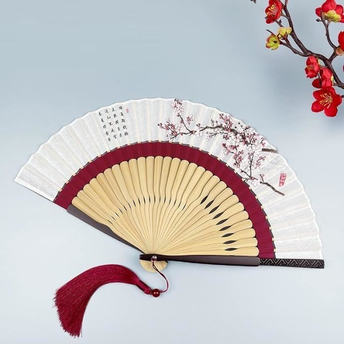 Mini Eventail Eventail Ancien Éventail Pliant Style Chinois Encre Style ...