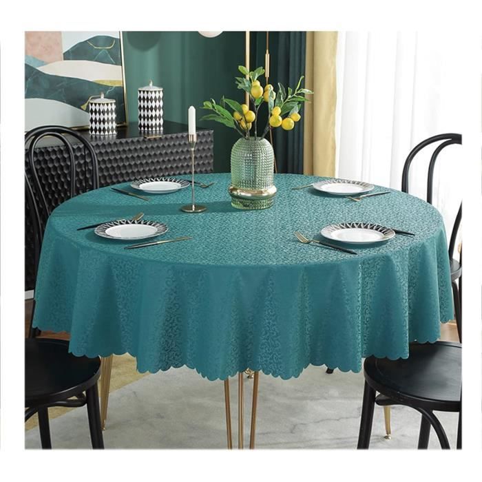 Nappe Ronde En Cuir, Anti Tache Nappe Pour Table Ronde, Similicuir ...