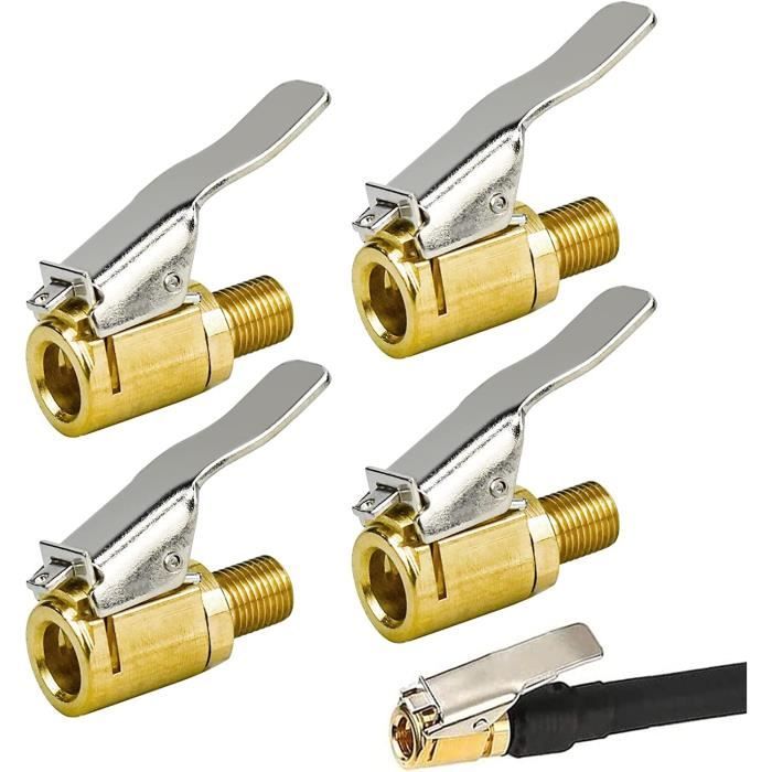 Embout Gonflage Pneu - 4Pcs - 8mm - Laiton - Universel - Cdiscount Auto