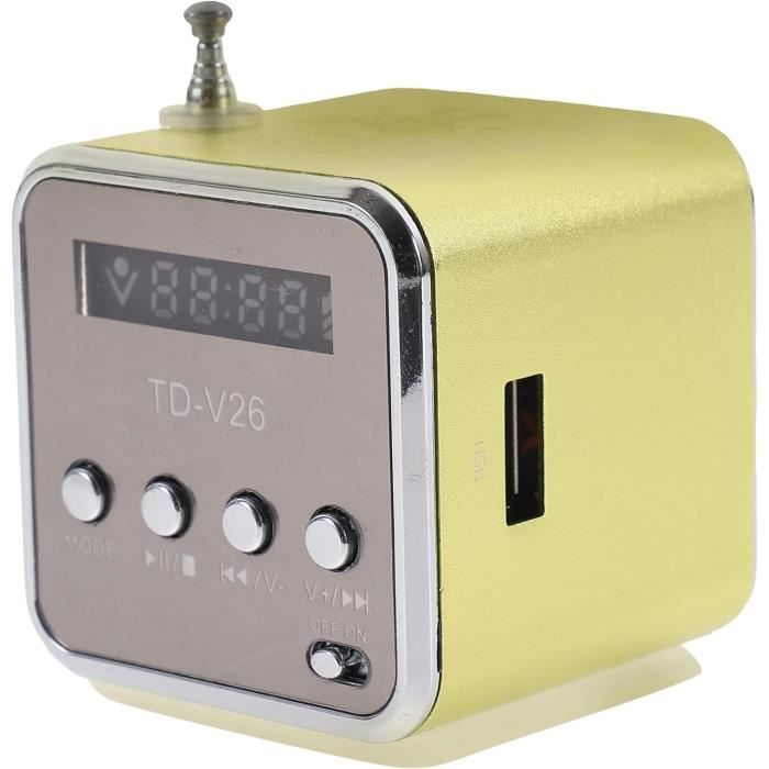 Td-V26 Mini Haut-Parleur Numérique Sans Fil Stéréo Mp3 Mp4 Pour ...