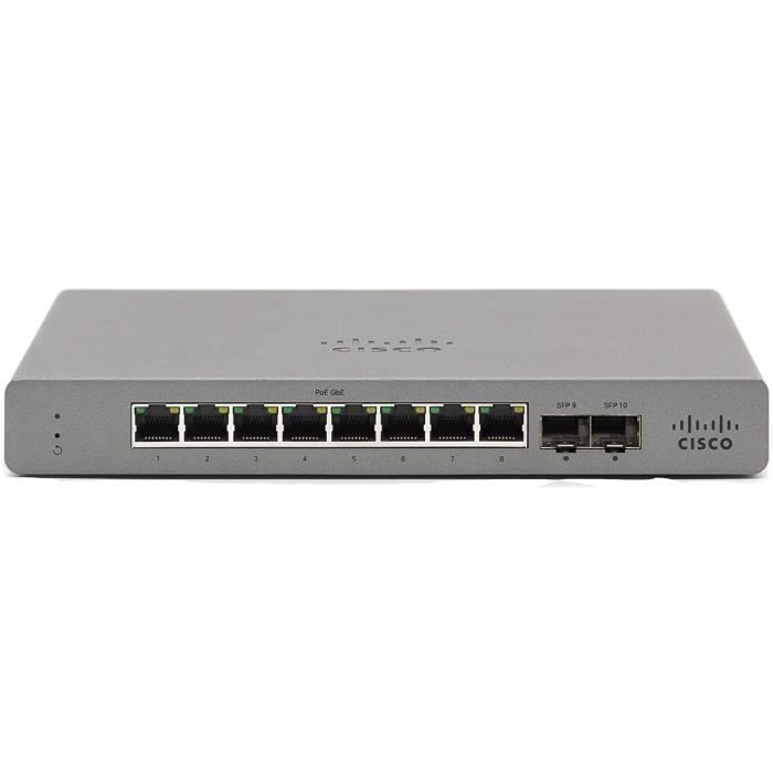 Cisco Meraki Go Commutateur a 8 Ports Alimentation UE GS110-8-HW-EU ...