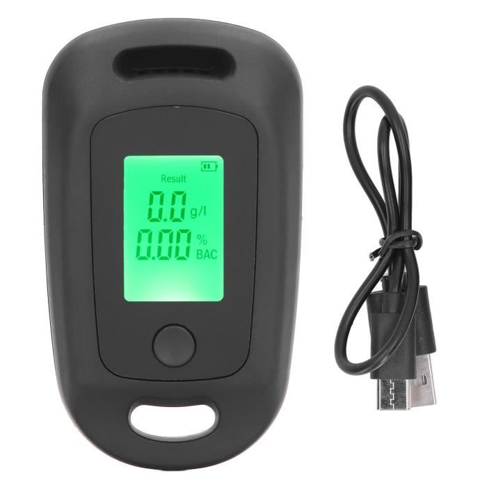 CET-Détecteur d'Alcool Rechargeable USB Haute Précision Ethylotest ...