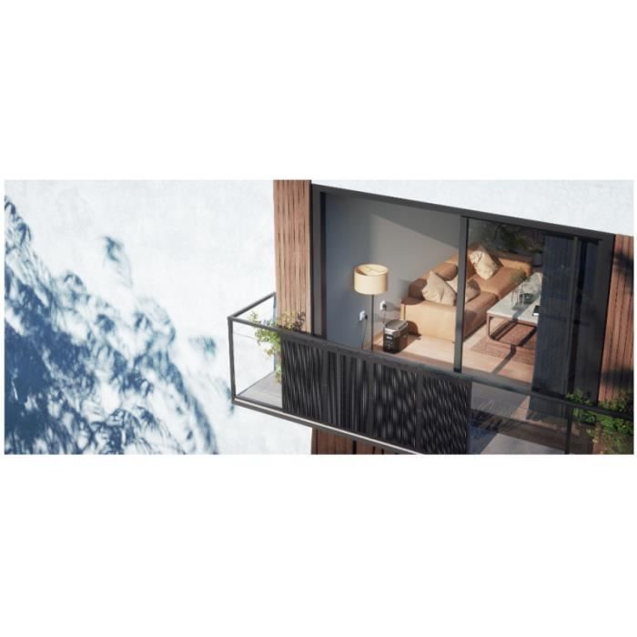 Kit Ecoflow PowerStream 800w + Delta 2 1800w + Panneau solaire TW, avec ...