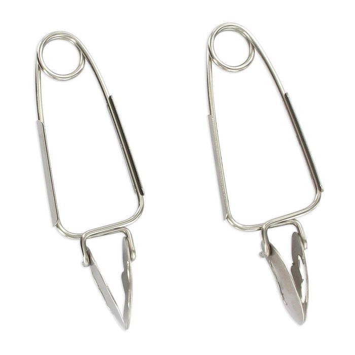 Pince à escargots - Fackelmann - Lot de 2 - Acier inoxydable - 15 x 6 ...