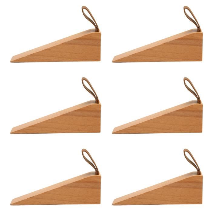 6 Pièces Butée De Porte Butée De Porte En Bois Butée De Porte En Bois ...