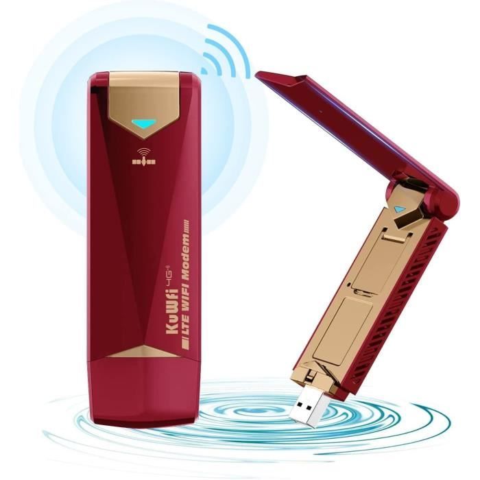 Clé Wifi Lte Avec Emplacement Pour Carte Sim, Lte 4G 150 Mbps Dongle ...